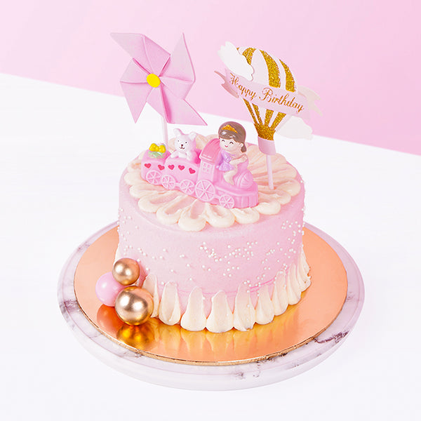 Pink Baby Girl Train Cake | Girls | Pink Love