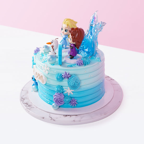 Frozen 2 Cake | Elsa & Anna | Kek Frozen Birthday